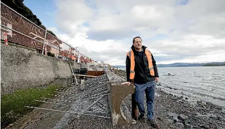 Residents take first look at seawall - PressReader
