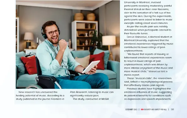 Your favourite music can tackle pain, new study reveals - PressReader