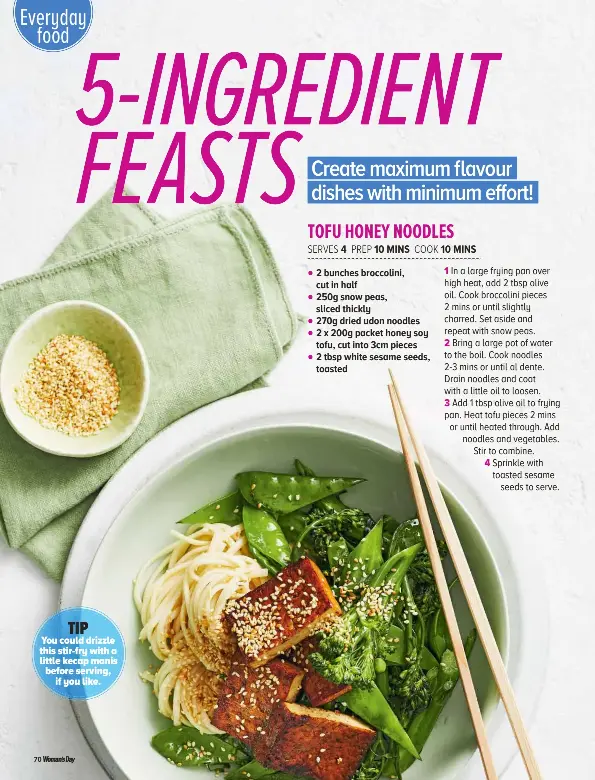 TOFU HONEY NOODLES - PressReader