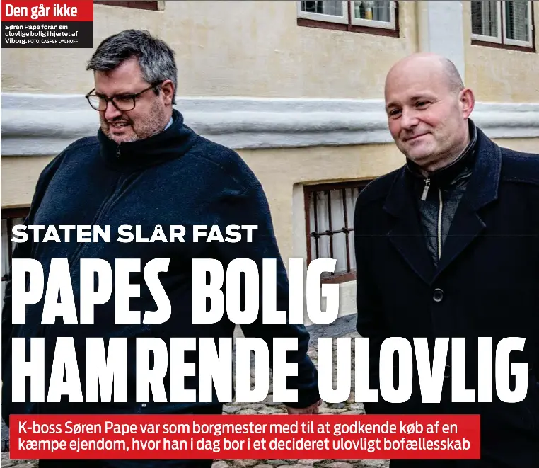 PAPES BOLIG HAMRENDE ULOVLIG - PressReader