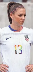 Morgan reacts to accusation­s involving San Diego Wave, Jill Ellis - PressReader