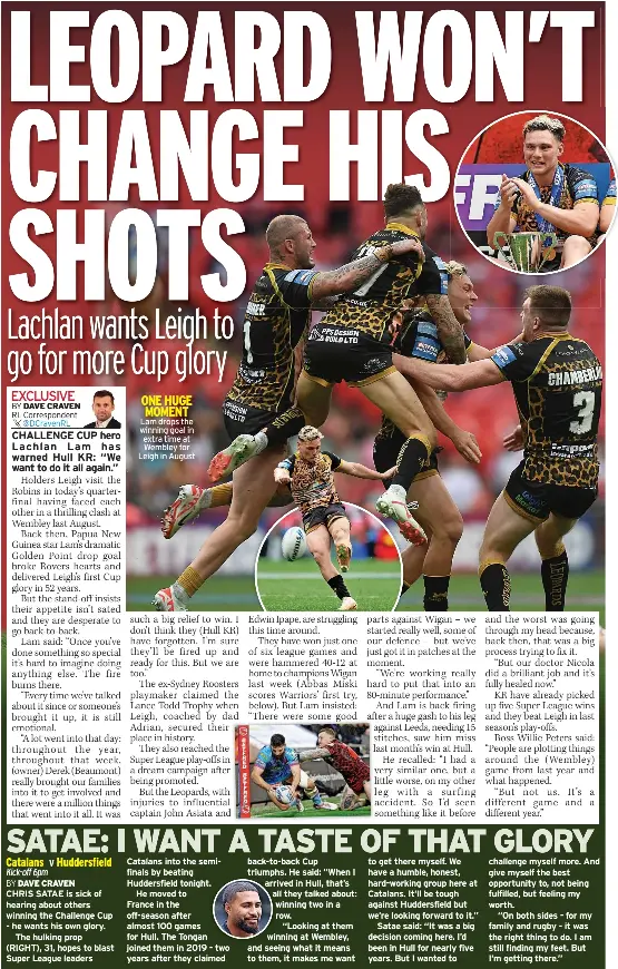 LEOPARD WON’T CHANGE HIS SHOTS - PressReader