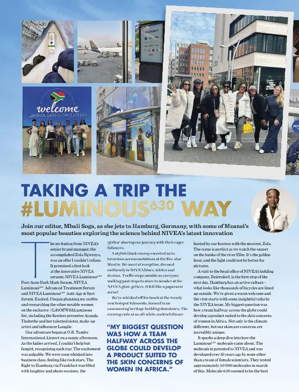 TAKING A TRIP THE #LUMINOUS63­0 WAY - PressReader