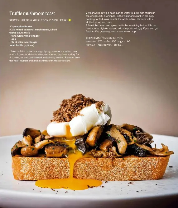 Truffle mushroom toast - PressReader