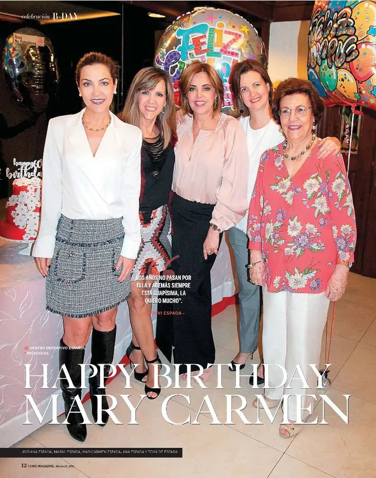 HAPPY BIRTHDAY MARY CARMEN - PressReader