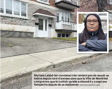 Son stationnem­ent bloqué par la Ville - PressReader