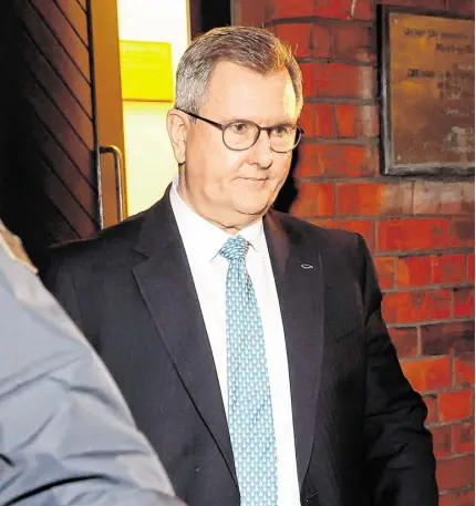 Donaldson briefs DUP on plans to end impasse at Stormont - PressReader