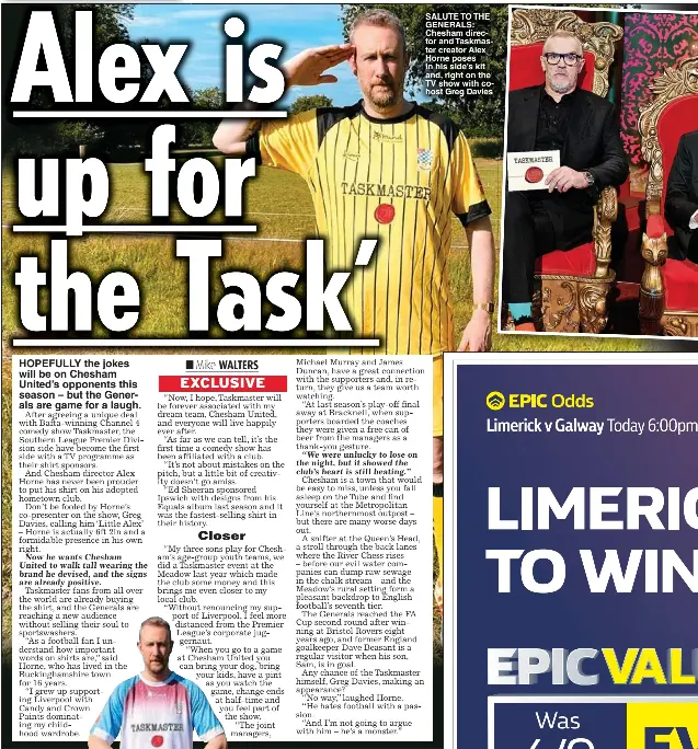Alex is up for the Task’ - PressReader
