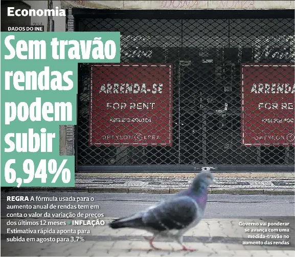 Sem travão rendas podem subir 6,94% - PressReader