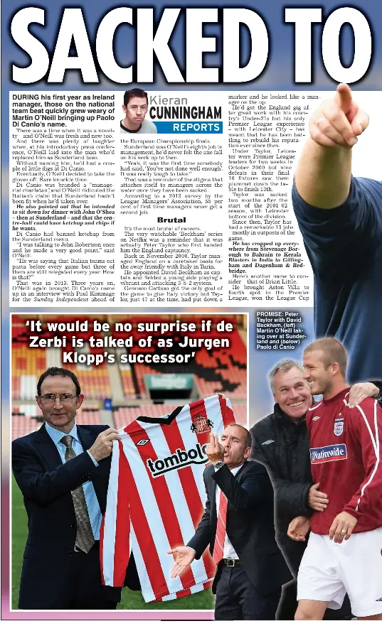 SACKED TO THE FUTURE - PressReader