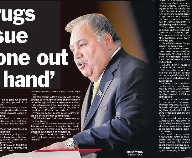 Drugs issue ‘gone out of hand’ - PressReader