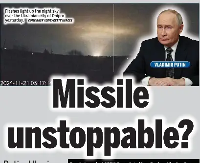 Missile unstoppabl­e? - PressReader