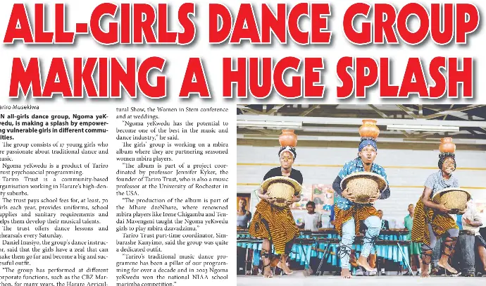 ALL-GIRLS DANCE GROUP MAKING A HUGE SPLASH - PressReader