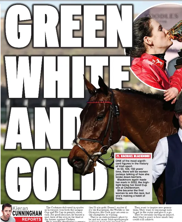 green white and gold - PressReader