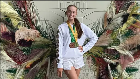 Dance star Rhianne enjoys global success with gold medal wins - PressReader