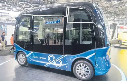 China’s Baidu rolls out self-driving mini-buses - PressReader