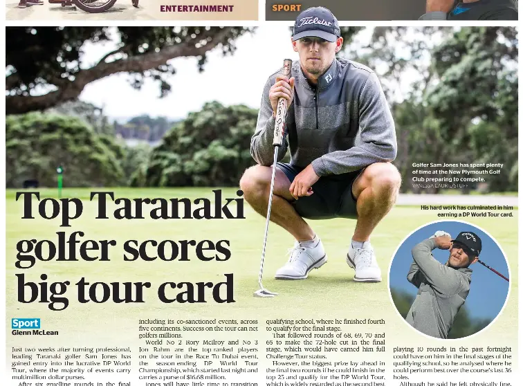 Top Taranaki golfer scores big tour card - PressReader