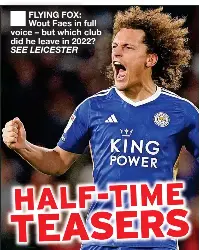 HALF-TIME TEASERS - PressReader