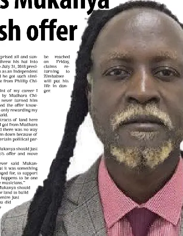 Mteki approaches Mukanya over Chivayo lavish offer - PressReader