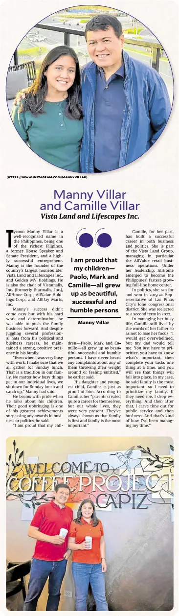 Manny Villar and Camille Villar - PressReader