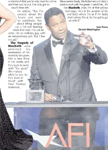 Denzel looks to make the most out of life - PressReader