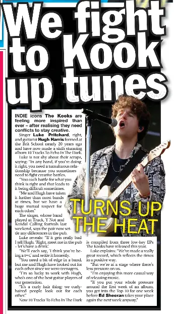 We fight to Kook up tunes - PressReader