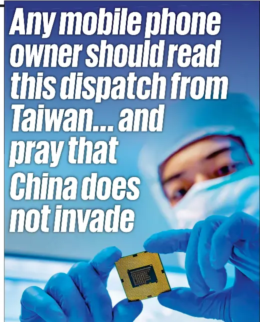 Any mobile phone owner should read this dispatch from Taiwan... and pray that China does not ...