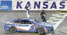 Larson’s legend grows with Kansas victory - PressReader