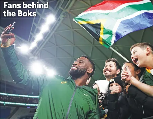 Fans behind the Boks - PressReader