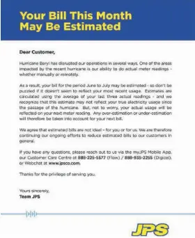 That estimated JPS bill - PressReader