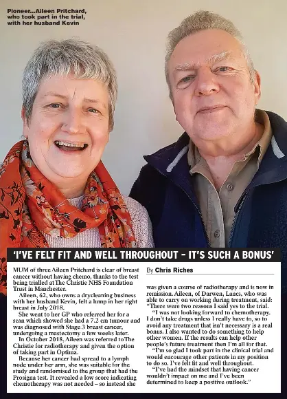 ‘I’VE FELT FIT AND WELL THROUGHOUT – IT’S SUCH A BONUS’ - PressReader