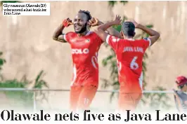 Olawale nets five as Java Lane rout Solid SC Kurunegala - PressReader