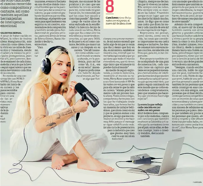 Elena Rose lanza su EP En las nubes con mis panas: un capítulo de espiritual­idad, libertad y ...