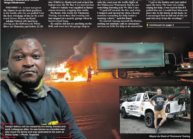 Hero’s actions earn family precious time to bid farewell - PressReader