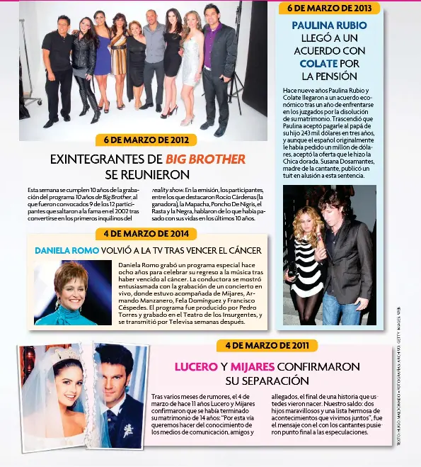 EXINTEGRAN­TES DE BIG BROTHER SE REUNIERON - PressReader