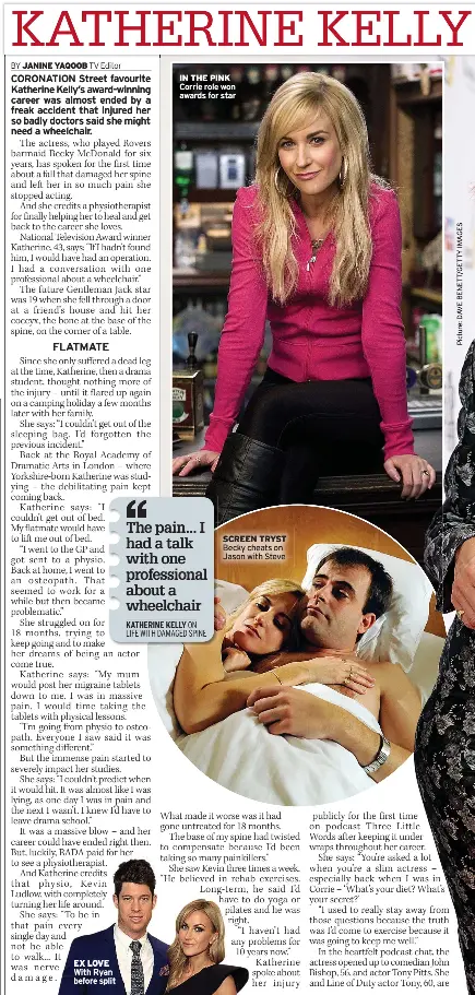 KATHERINE KELLY ON HOW SPECIALIST SAVED HER Freak accident nearly ended my acting career before ...