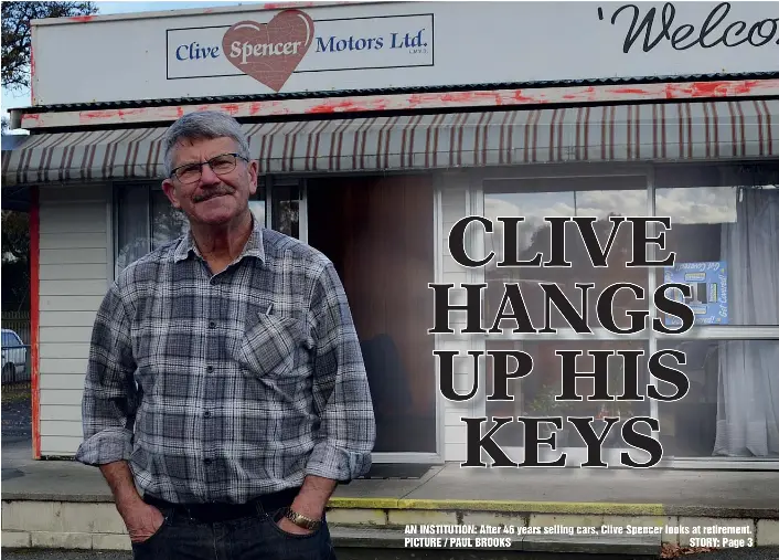 CLIVE HANGS UP HIS KEYS - PressReader