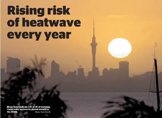 Rising risk of heatwave every year - PressReader