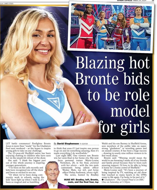 Blazing hot Bronte bids to be role model for girls - PressReader