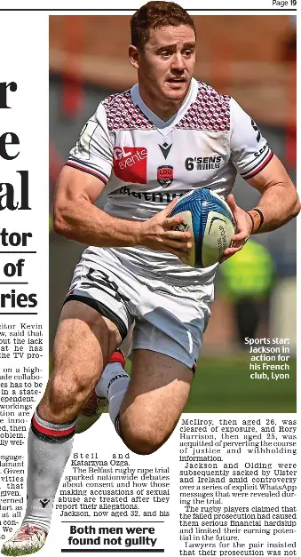 Paddy Jackson ‘concerned’ over TV drama of the Belfast rape trial - PressReader