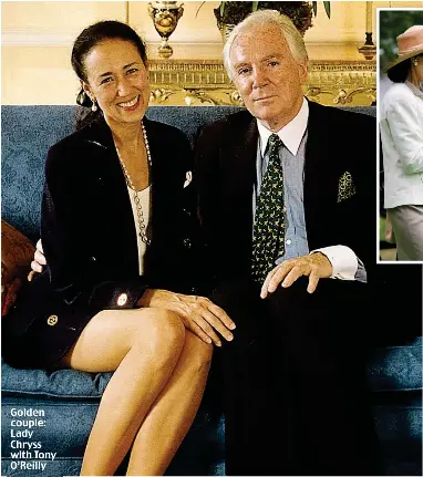 The epitome of elegance and discretion, Lady Chryss O’Reilly was as comfortabl­e with royalty as ...