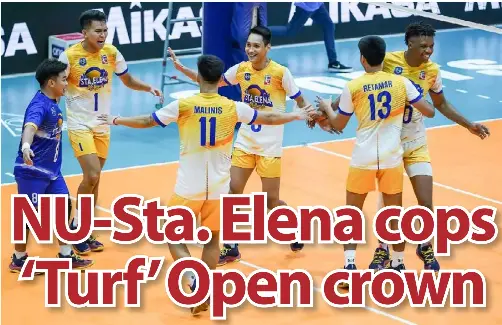 NU-Sta. Elena cops ‘Turf’Open crown - PressReader