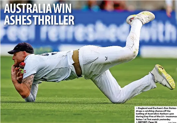 AUSTRALIA WIN ASHES THRILLER - PressReader