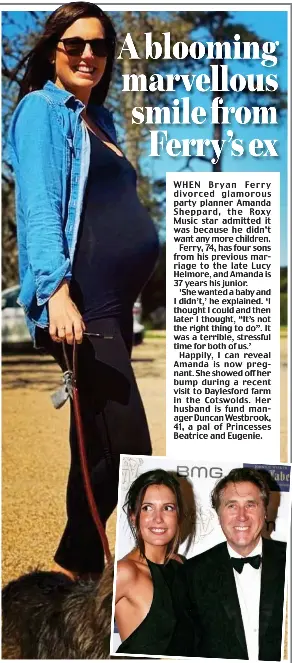 A blooming marvellous smile from Ferry’s ex - PressReader