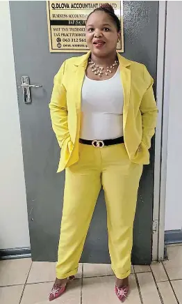 Accountant Qaqamba Dlova enjoys being her own boss - PressReader