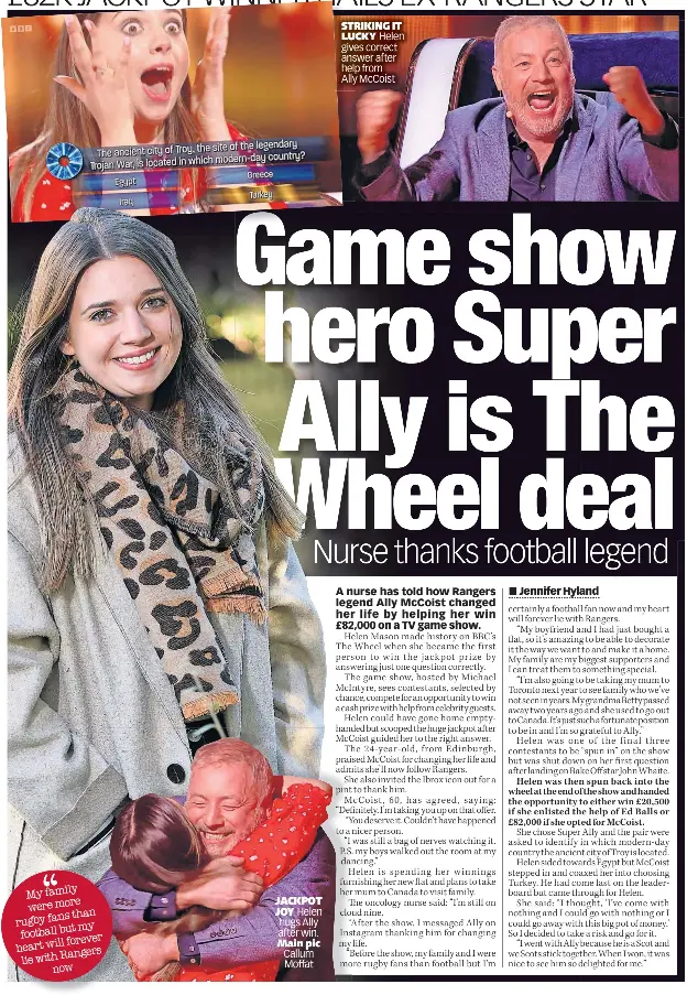 Game show hero Super Ally is The Wheel deal - PressReader