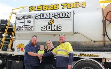 LOCAL LIVING Simpson and Sons Septic Service has new owners - PressReader