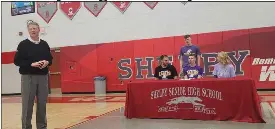 Shelby High's Casey Lantz signs with Ashland University - PressReader