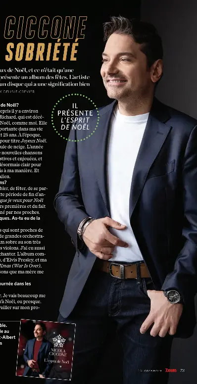 NICOLA CICCONE EN TOUTE SOBRIÉTÉ - PressReader