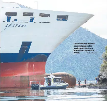 Kiwirail bosses jump ship after minister issues refresh warning - PressReader